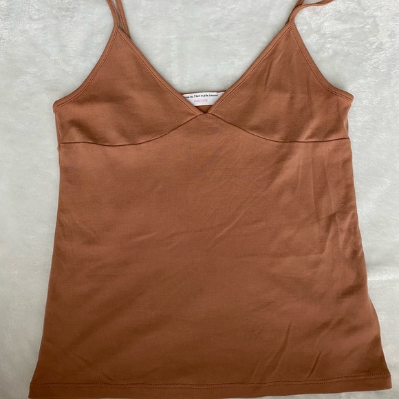 Tops | Vneck Rust Tank | Poshmark